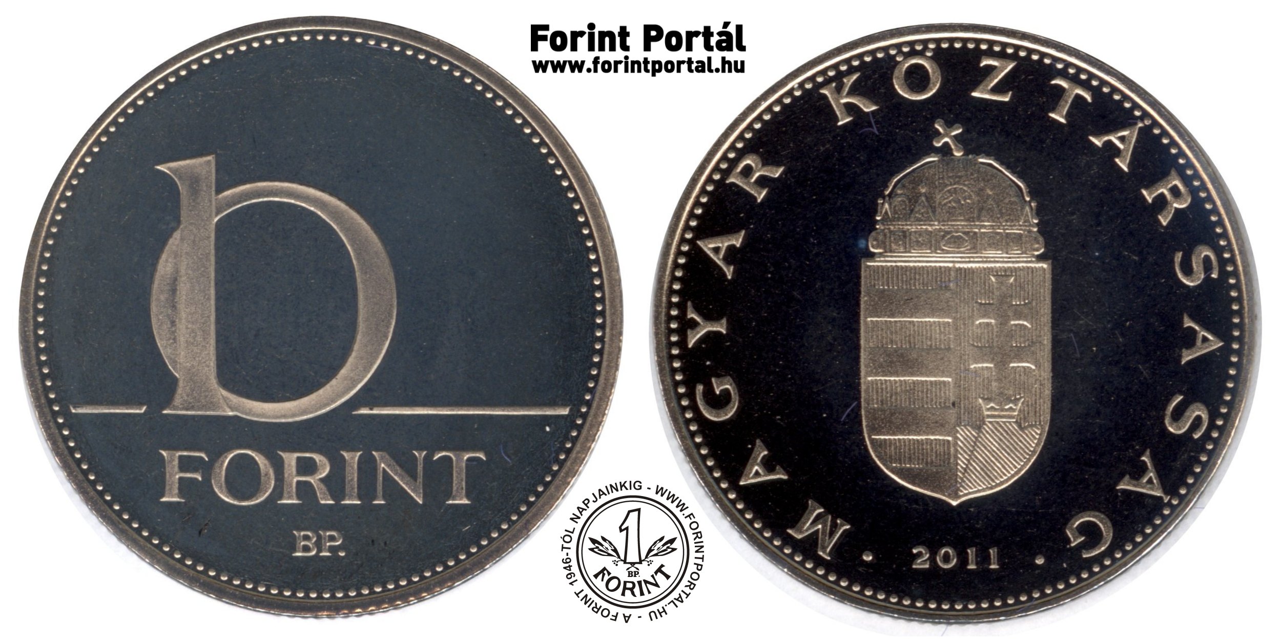 2011 10 forint BU (Brilliant Uncirculated) - Forint Portál Numizmatika ...